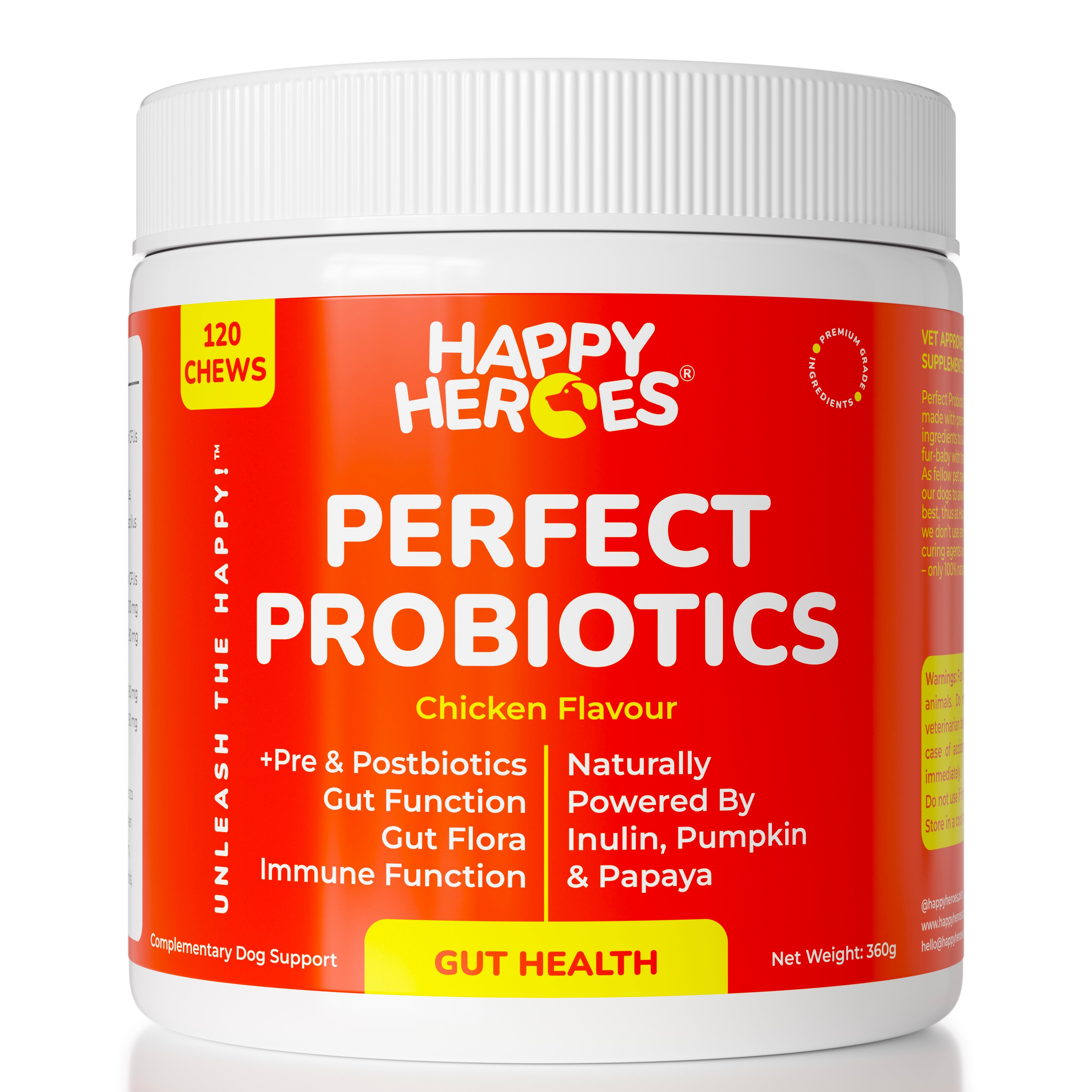 Happy Heroes - Perfect Probiotics Treats For Dogs